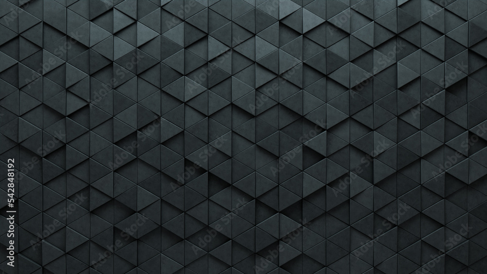 Concrete, Futuristic Mosaic Tiles arranged in the shape of a wall ...