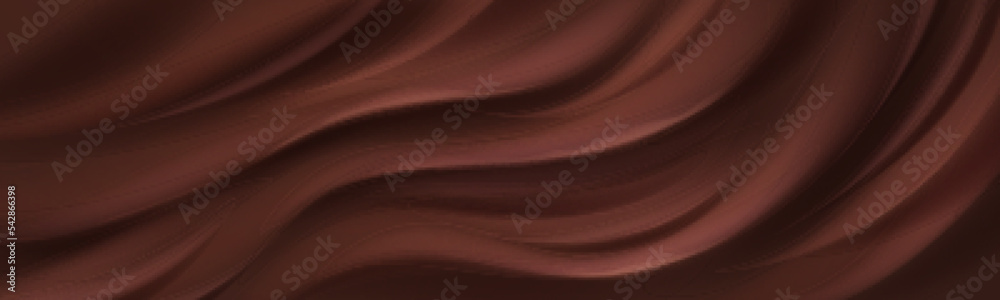 Chocolate texture background, mousse waves and swirls abstract wavy ...
