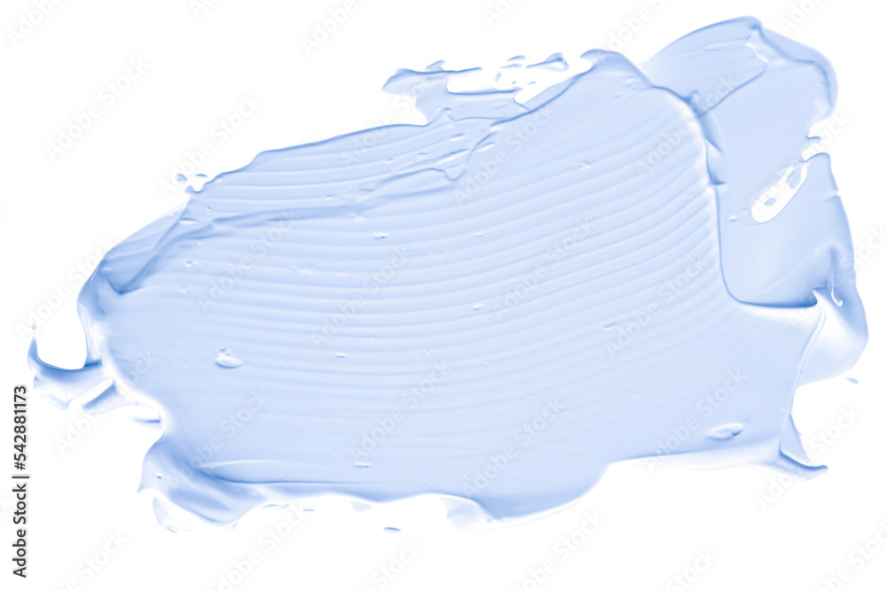 Pastel blue beauty swatch, skincare and makeup cosmetic product sample ...