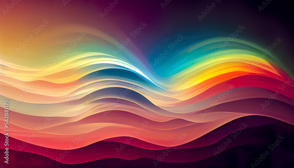 Abstract gradient wallpaper background header illustration Stock ...