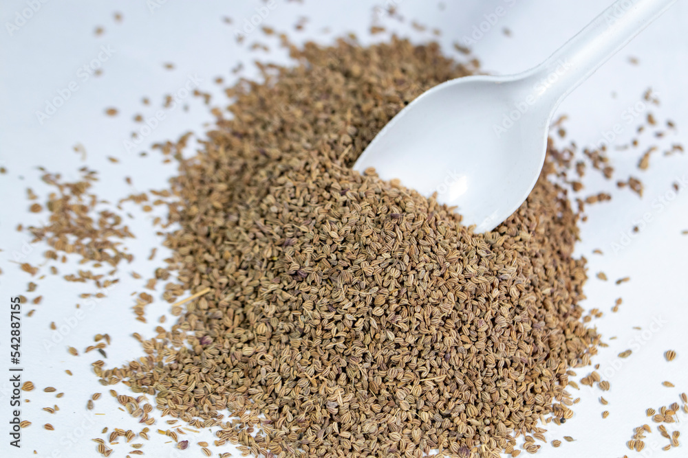ajwain close up photo texture background Stock Photo | Adobe Stock