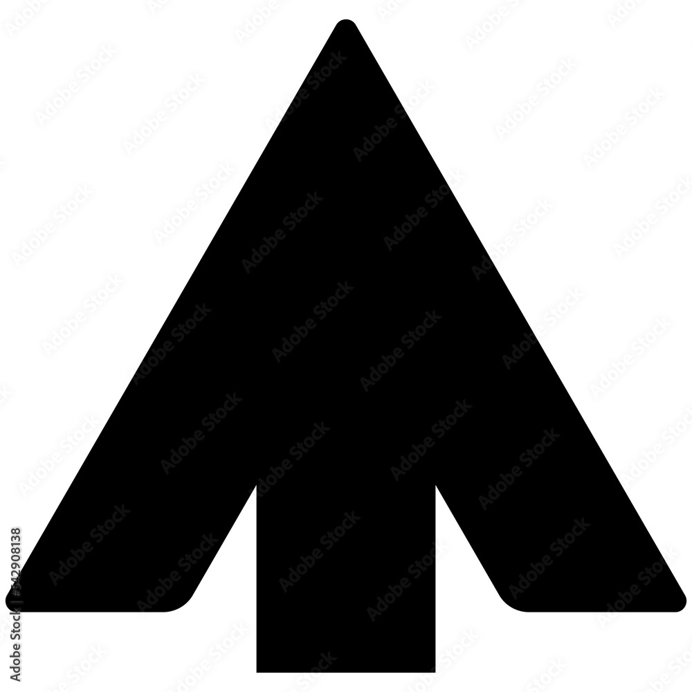 Black Click icon vector isolated transparent background. Sign Mouse ...