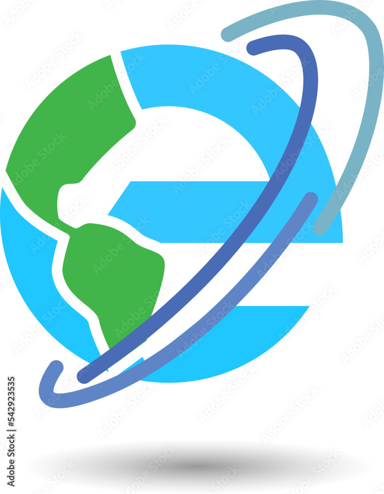 Vector internet logo or symbol Stock Vector | Adobe Stock