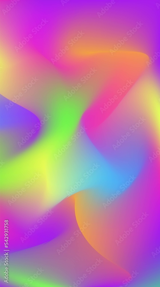 Gradient with yellow, pink and blue colors in Y2k style. ablon in 00's ...