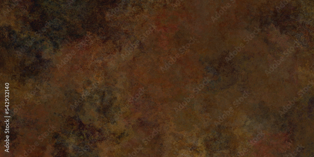 Grunge dark brown dirty shapes in impression surreal marble old messy ...