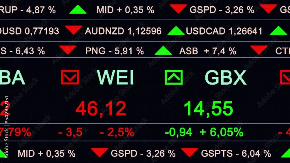 Stock Market Matrix Loop Background Stock Video | Adobe Stock
