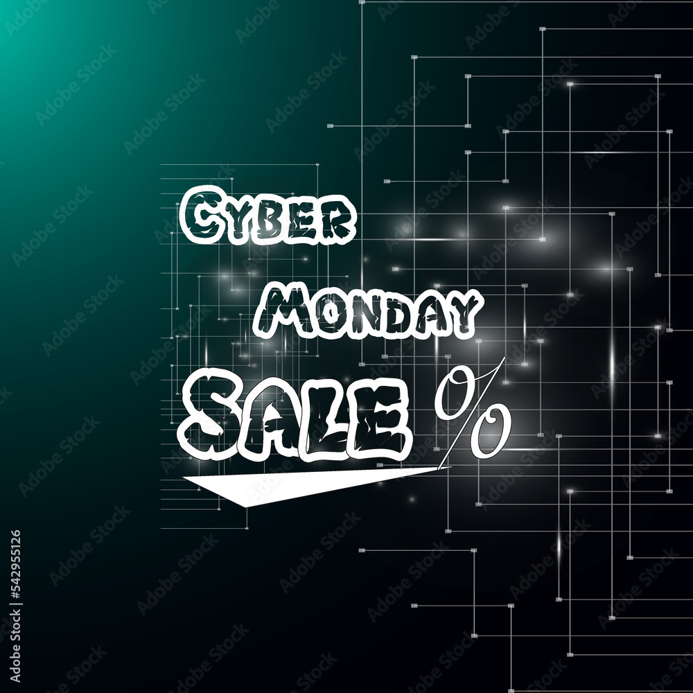 Cyber Monday sale website display with hang tags png promotion. Png of ...