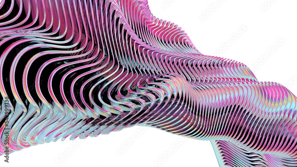 Abstract high-tech background with wavy multistructural surface Stock ...