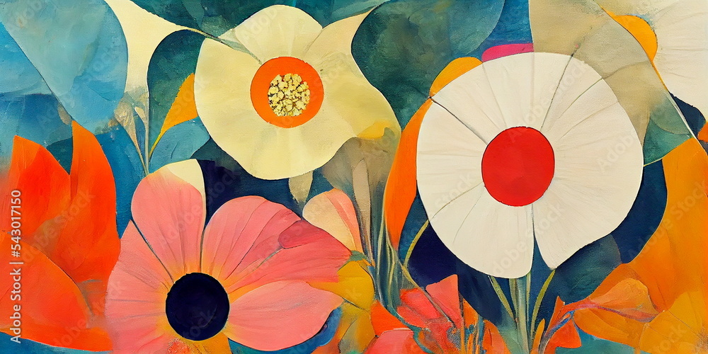 Cubism Flowers