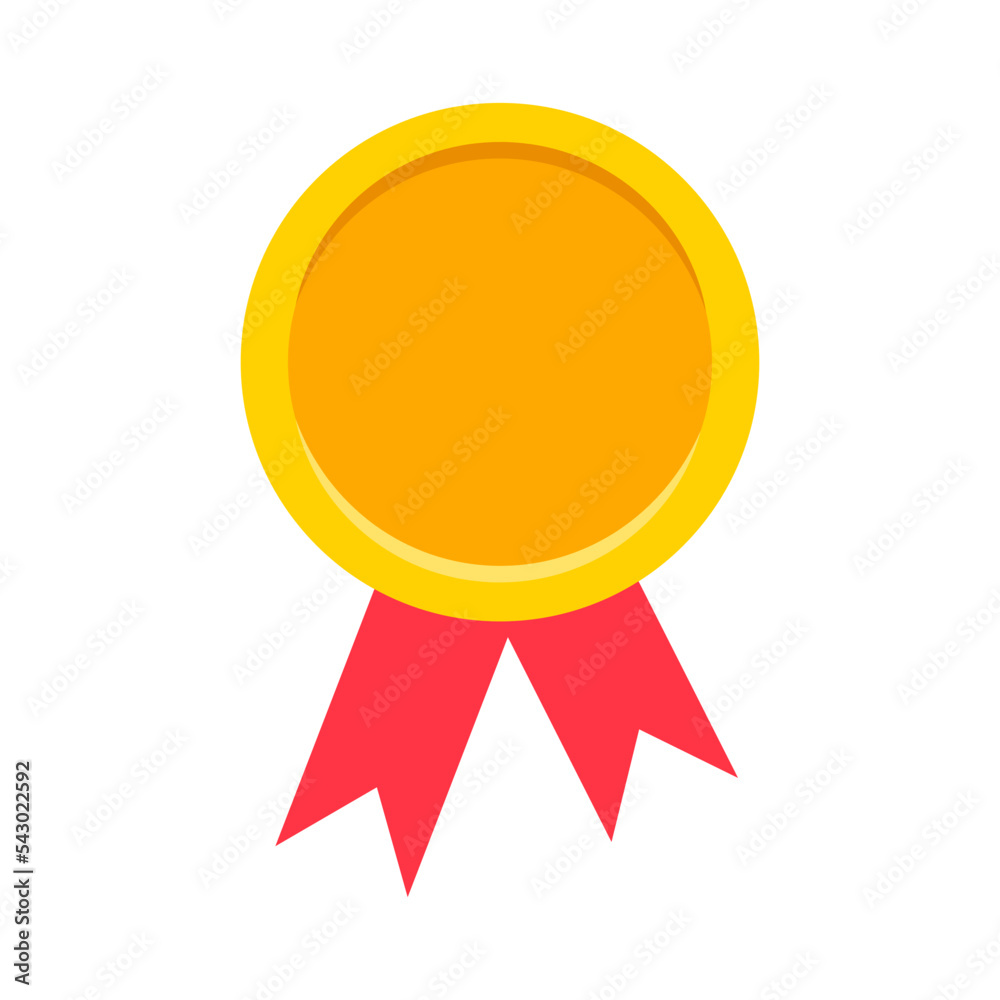 colorful medal icon vector logo template Stock Vector | Adobe Stock