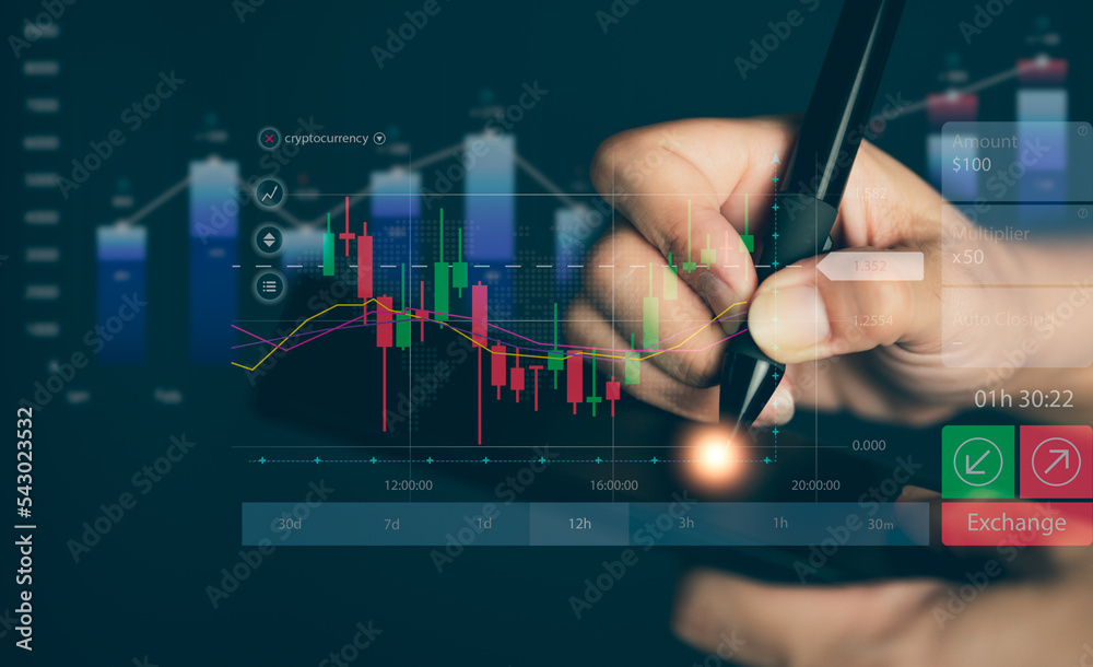 Developing a Successful Business and a Growing Growth Idea Businessman ...