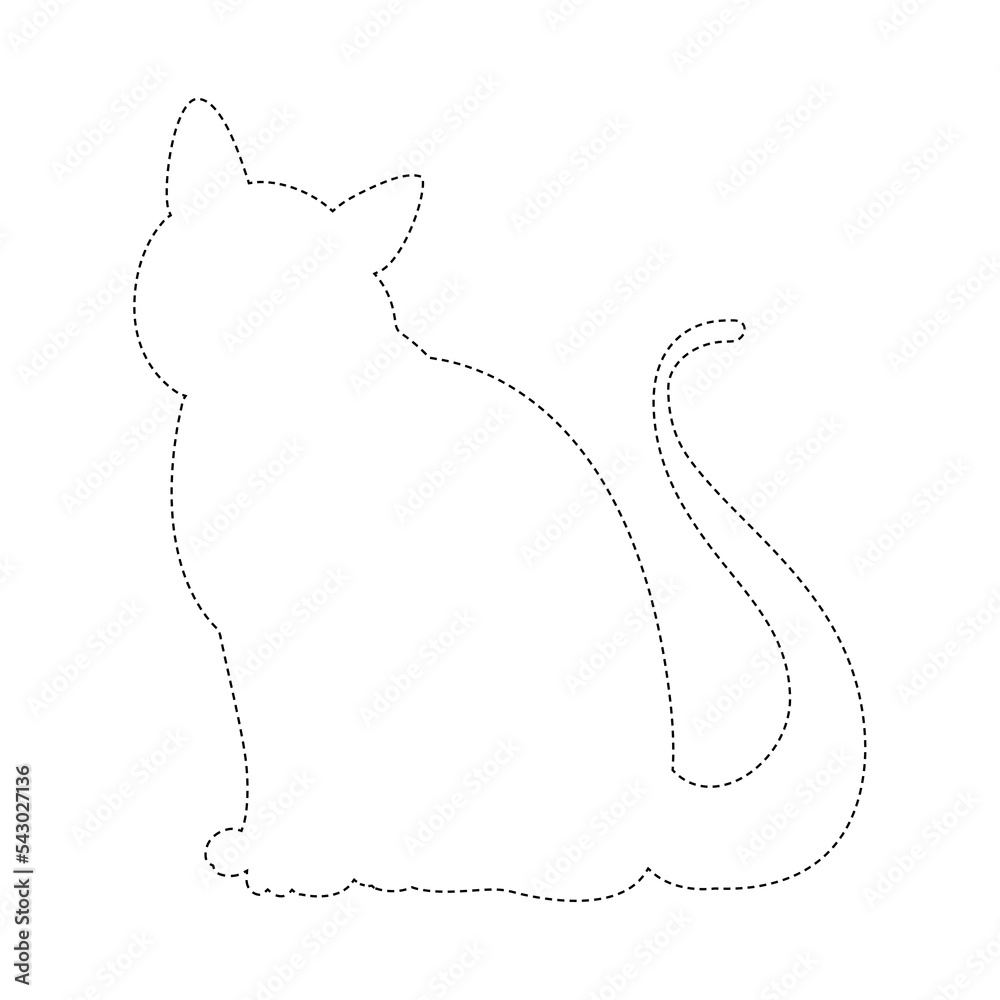 Cat Silhouette, Cat Icon, Cat Clipart, Cat Vector, Cat Shadow, Kitten ...