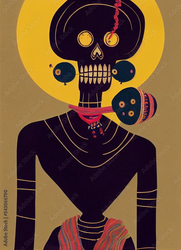 voodoo priest artwork Stock Illustration | Adobe Stock