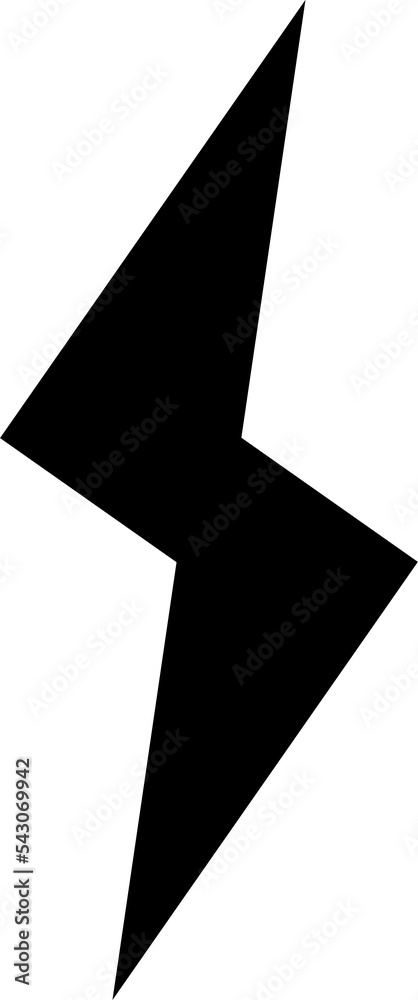 Thunderbolt flash. Lightning flash. Energy symbol. Power flash in png ...