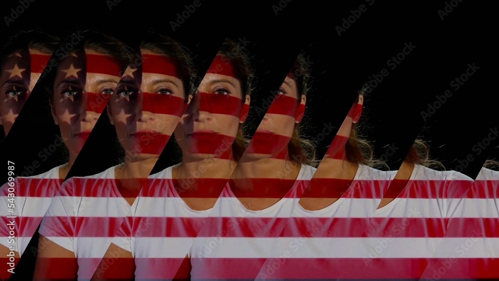 Displacement Mirror Effect Stock Template | Adobe Stock