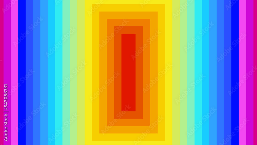 Vector graphic of letter i rainbow background. Alphabet letter i banner ...