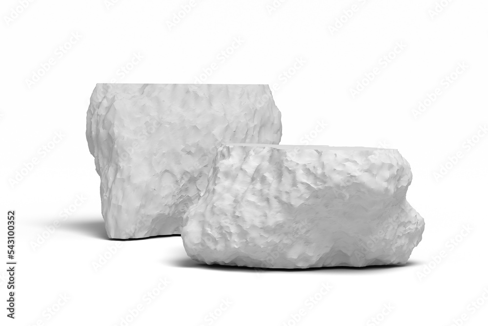 Transparent PNG illustration with two large stones Stock Illustration ...