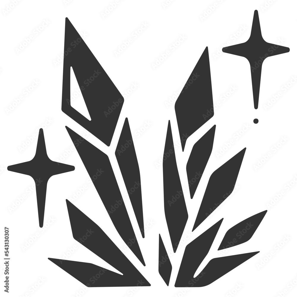 Crystal Stock Vector | Adobe Stock