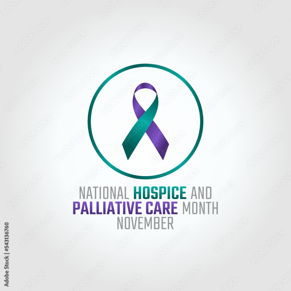 vector graphic of national home care and hospice month good for ...