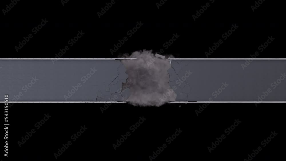 Realistically bridge model(with inner and outer walls, concrete parts ...