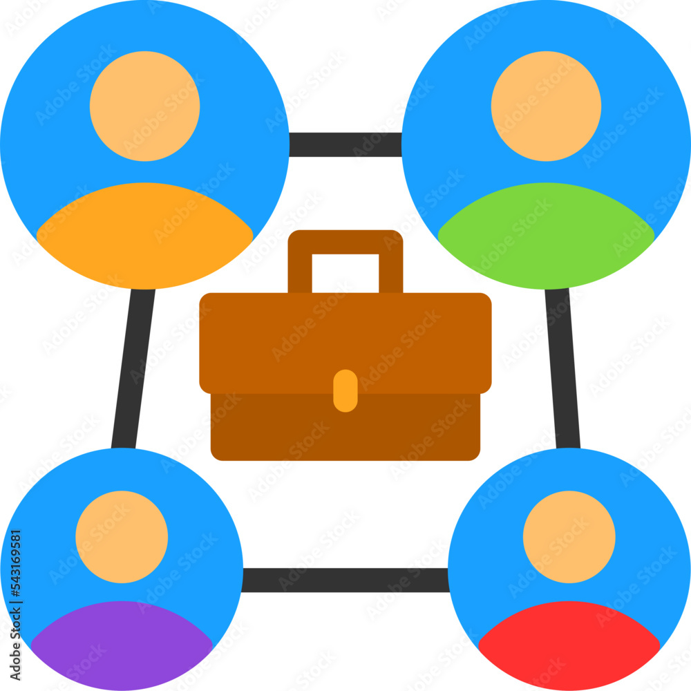 Job Rotation Icon Stock Vector | Adobe Stock