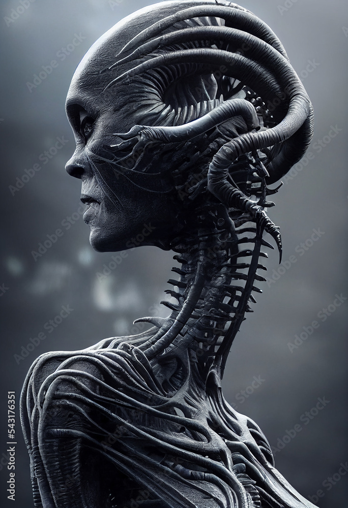 Hybrid Human Alien, Human creature, Science Fiction character, Sci fi ...