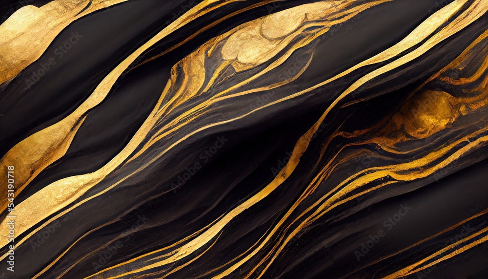 Luxurious golden marble texture. Marble ink from exquisite original ...