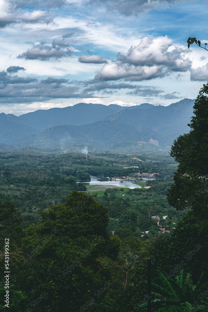 Raban Lake viewed from the Kuak hill in Lenggong. It is recognized as a ...