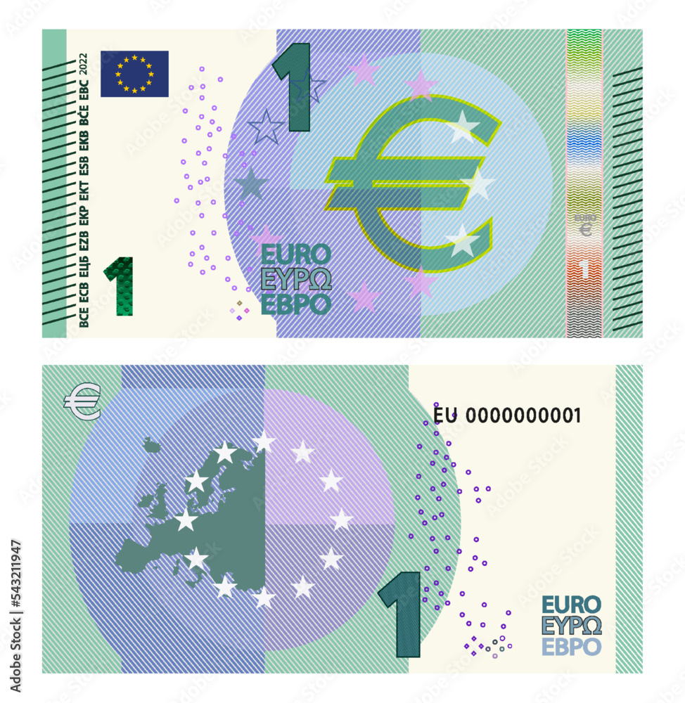 1 Euro Bill