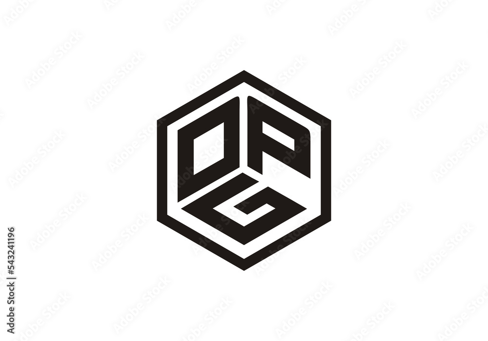 logo letter DPG cube vector initial company icon business logo vector ...