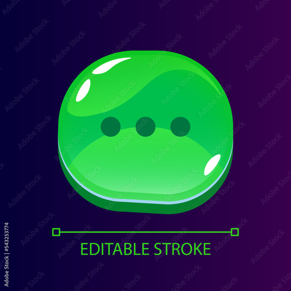 Access To More Options Glossy Ui Button With Linear Icon Website Structure Click To Transfer