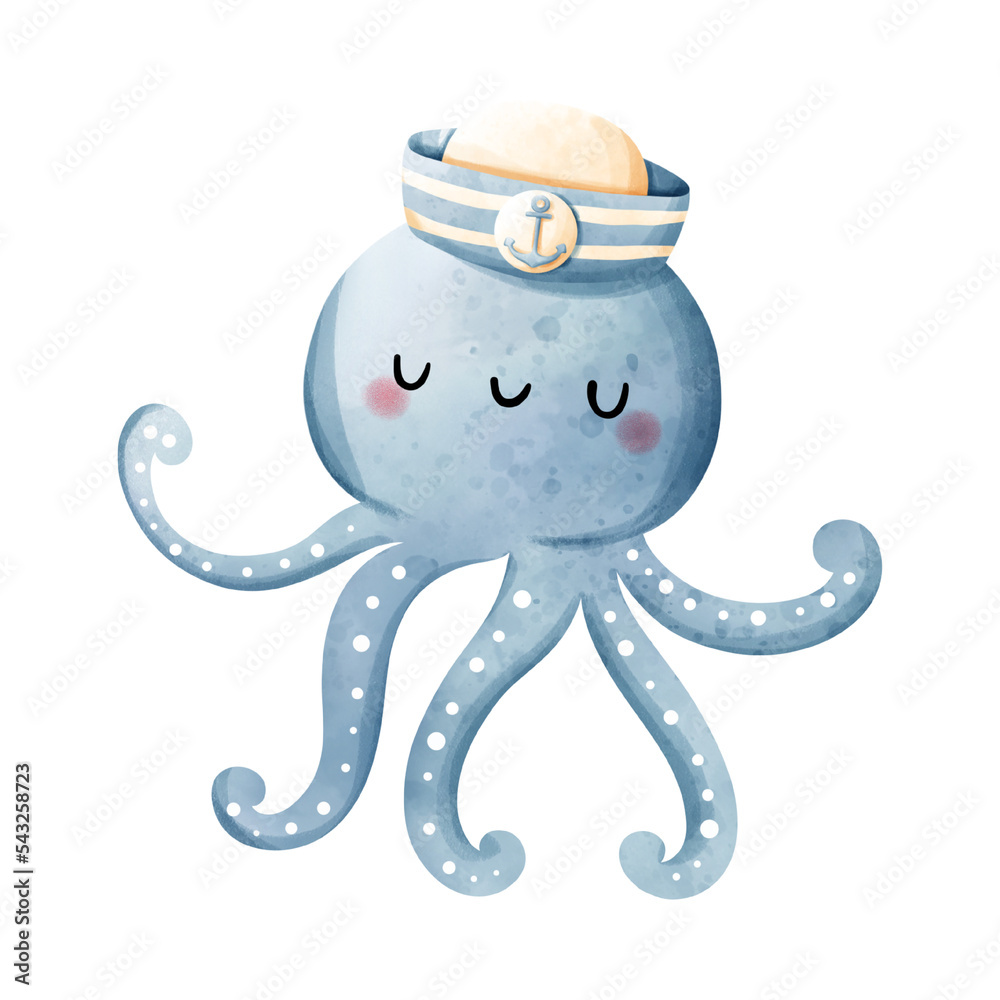 Octopus Png Format With Transparent Background Stock Illustration ...