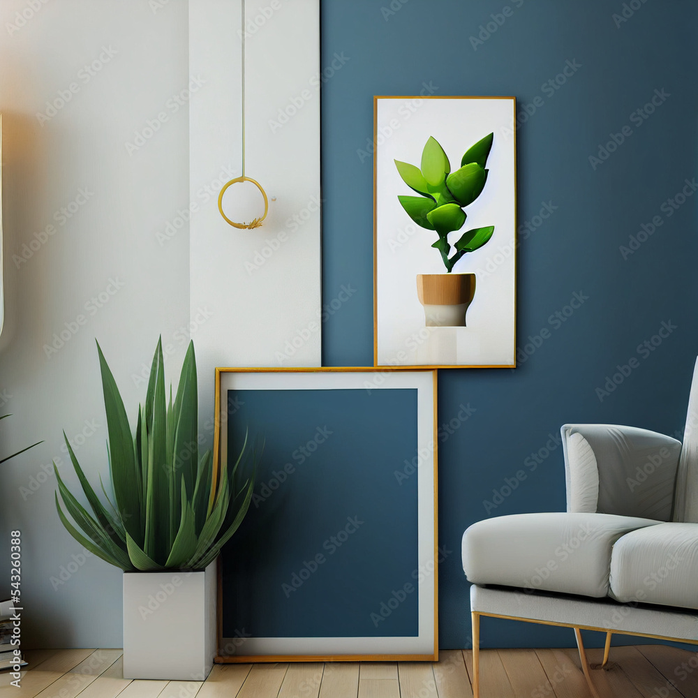 Interior design - AI Render Stock Illustration | Adobe Stock