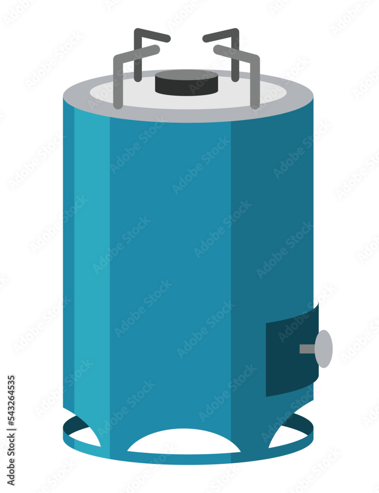 Camping stove cartoon icon. Cartoon gas camp burner, portable indoor ...