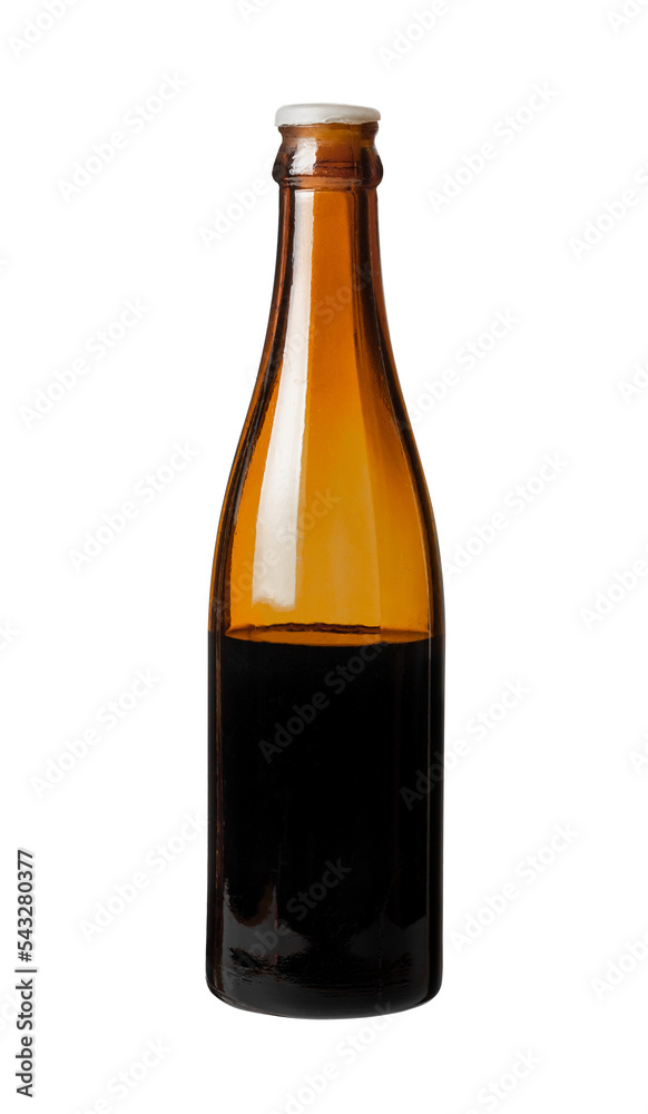 Antique bottle isolated on white. Half empty bottle. Black bottle. Half ... Antique bottle isolated on white. Half empty bottle. Black bottle. Half ...