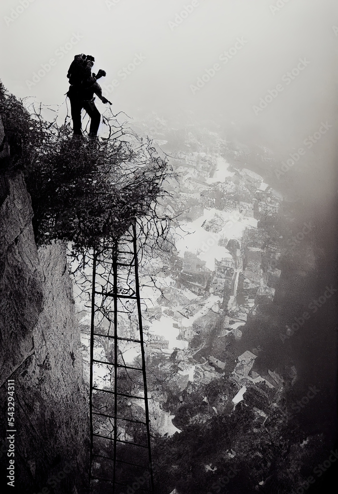 ภาพประกอบสต็อก Angst Depression Fear Furcht Psychose Schizoaffektive ...