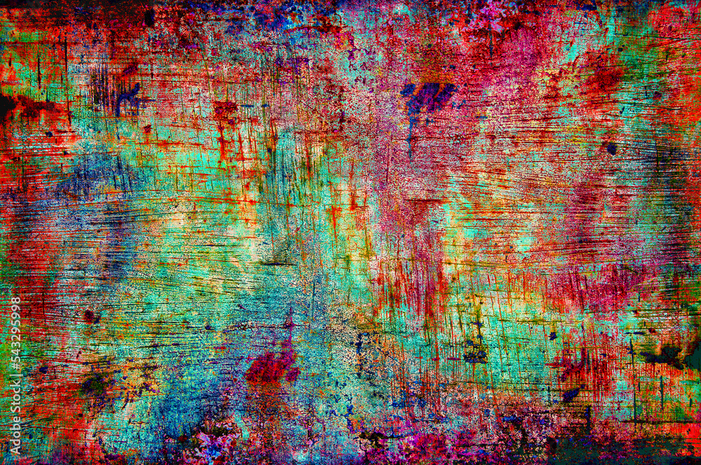 Rusty colorful metal textured background Stock Illustration | Adobe Stock