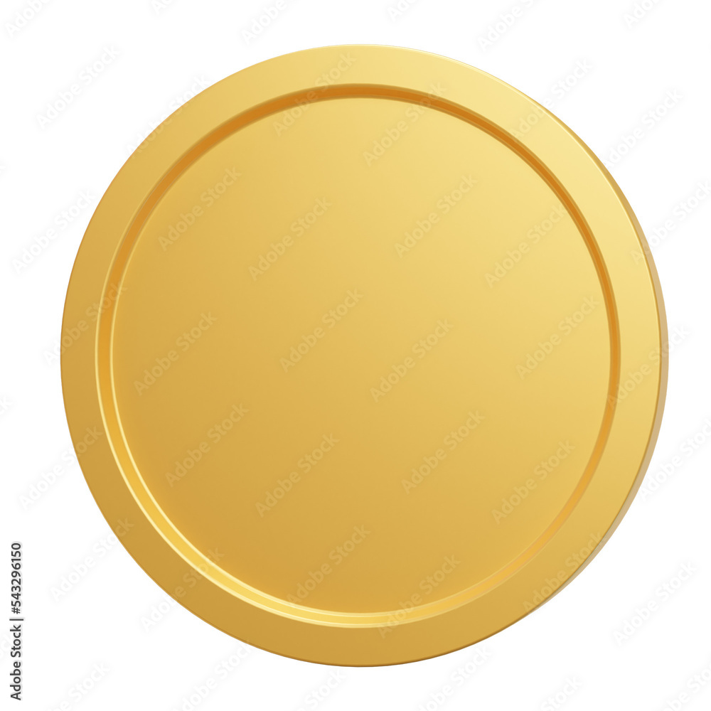 Blank Gold Coin Png
