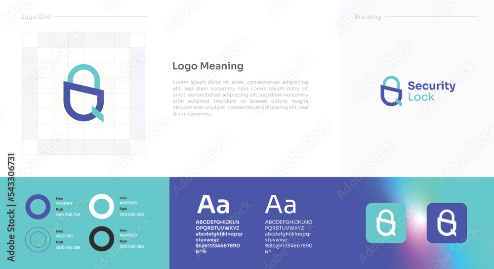 design template for Logo and Brand Design With Full Set Theme Stock ...