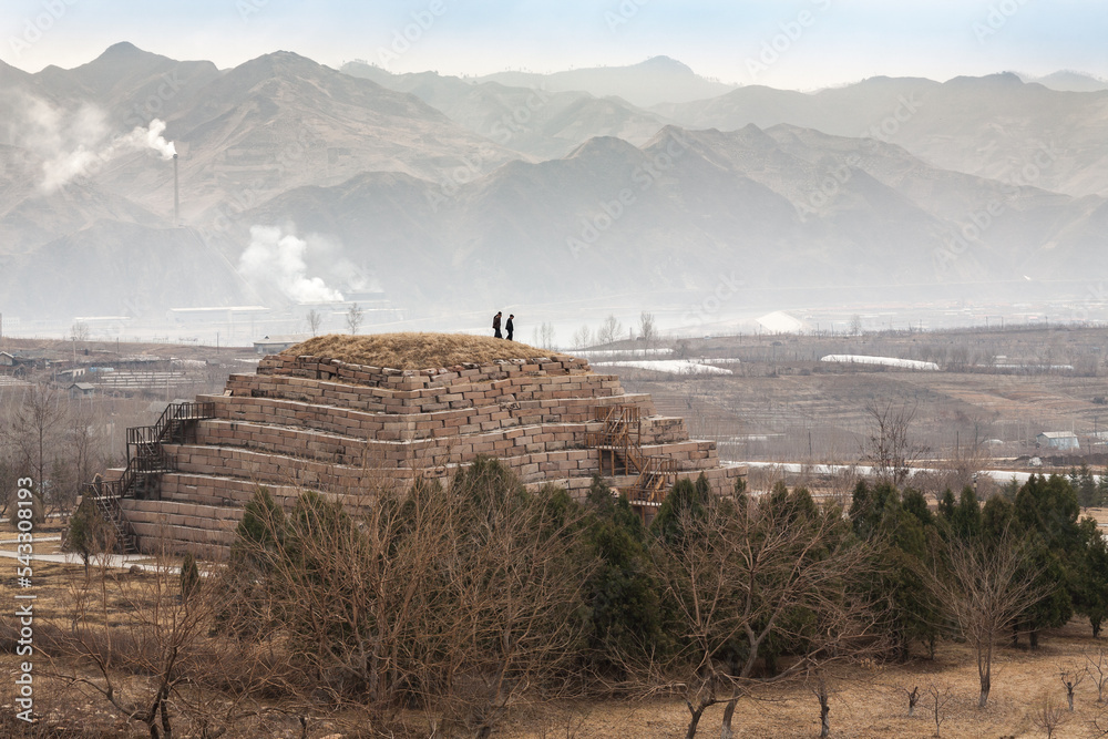 JI'AN, JILIN PROVINCE, CHINA: mausoleum of King Jangsu (Tomb of the ...