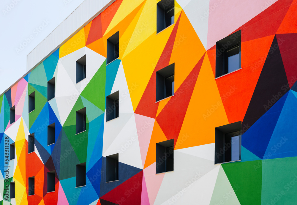 Colorful flags on white background Stock Photo | Adobe Stock