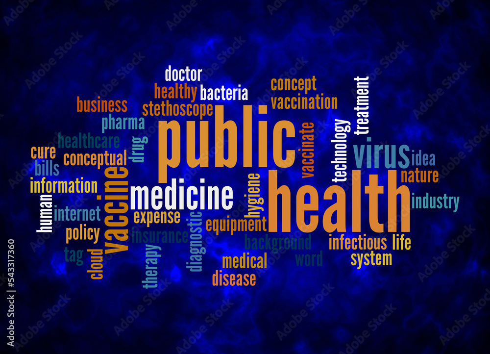 Word Cloud with PUBLIC HEALTH concept create with text only Stock ...