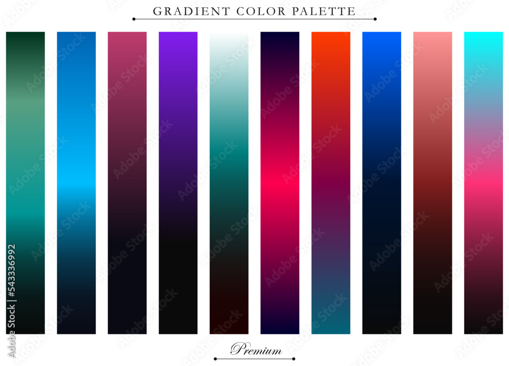Color Trend An Example Of A Color Palette Forecast Of The Future