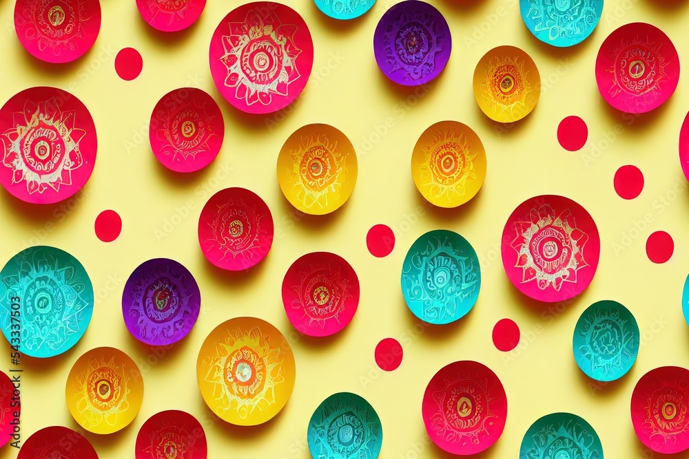 Happy Navratri. 9 colors of Navratri. Navratri Garba Dance Top Seamless ...