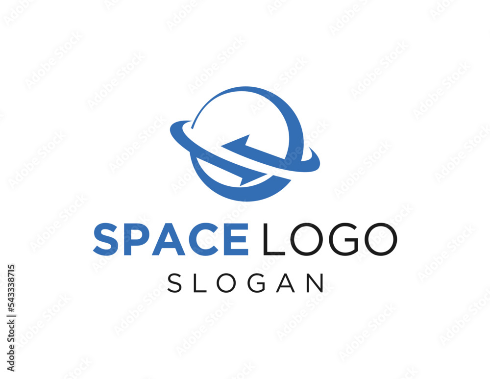 Logo about Space Planet on white background. created using the ...