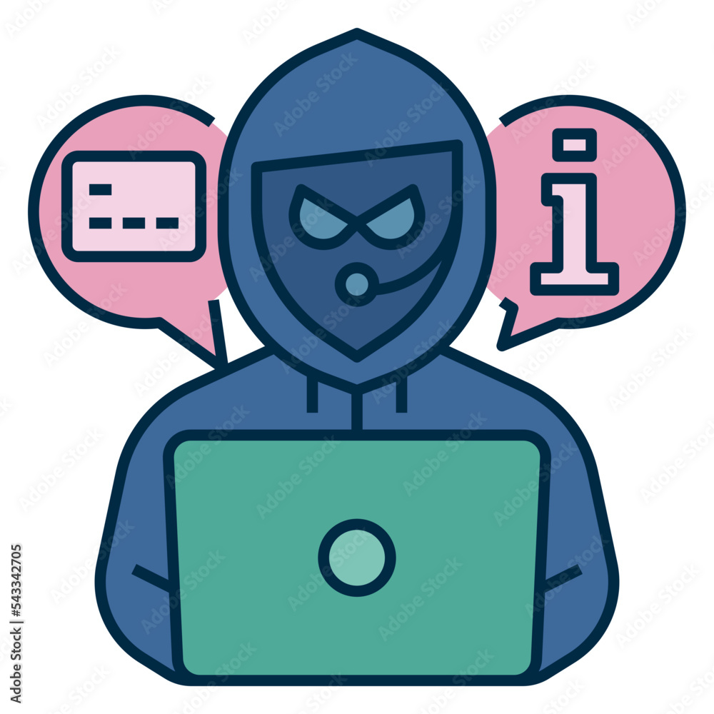 call center scam icon Stock Vector | Adobe Stock