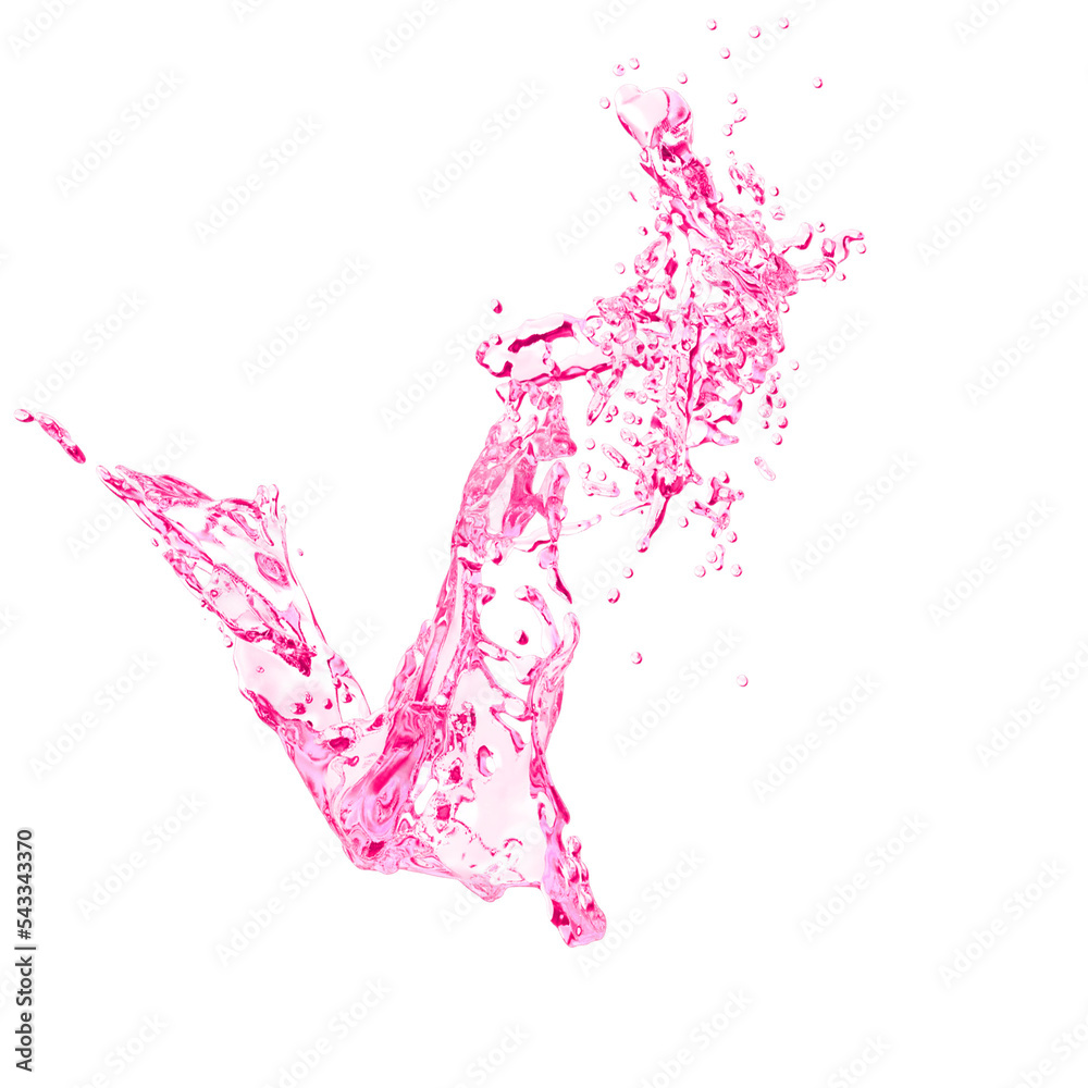 Isolated water splash effect on transparent background Stock Photo ...