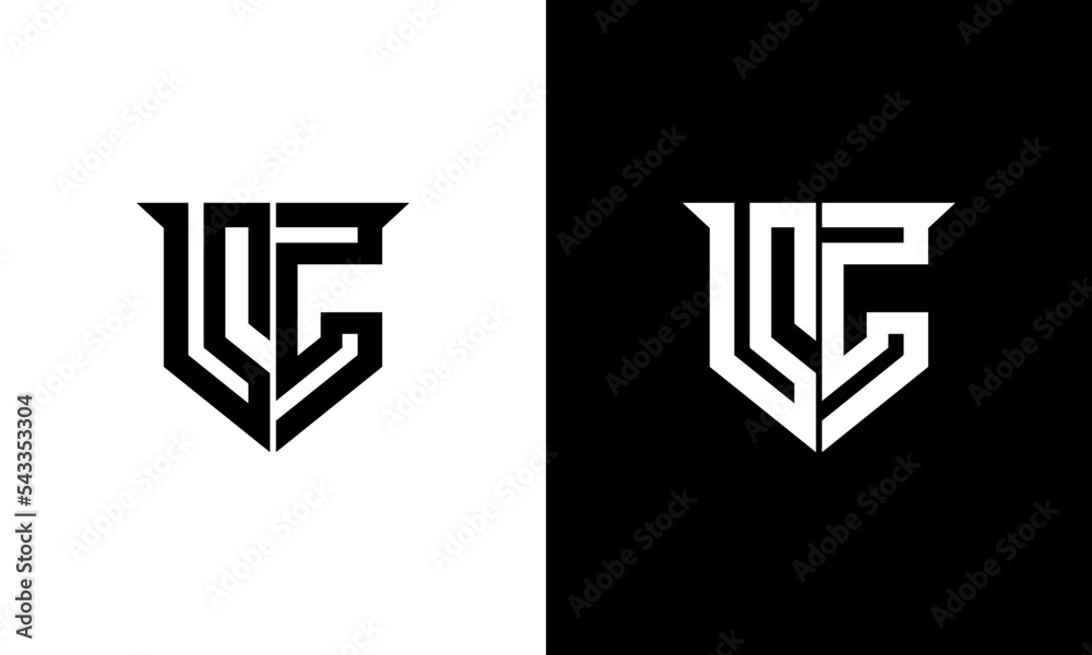 letter lc abstract logo design Stock Vector | Adobe Stock
