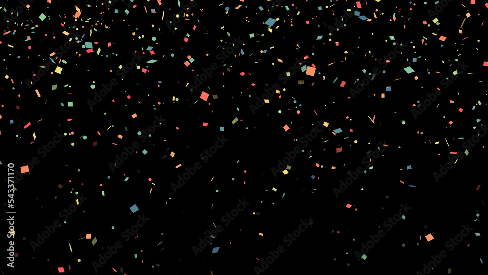 Abstract motion background paper particles drop. Particles. Seamless 4K ...