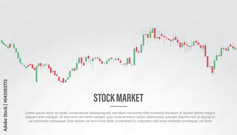 stock market brand template banner for background with space for ...